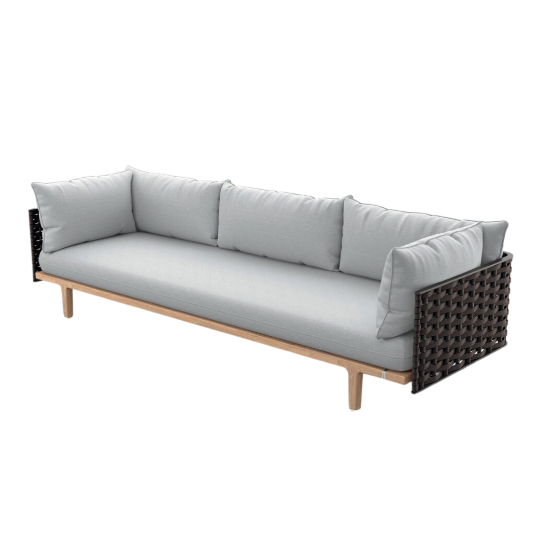 Sealine 3 seater fiber titan – Kerkhof Tuinmeubelen